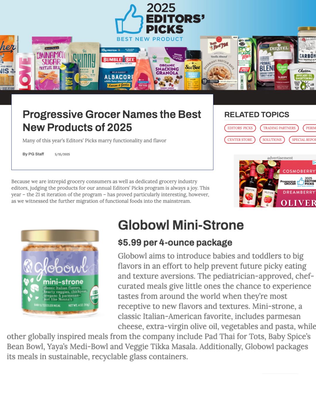 Progressive Grocer Names the Best New Products of 2025 – Globowl