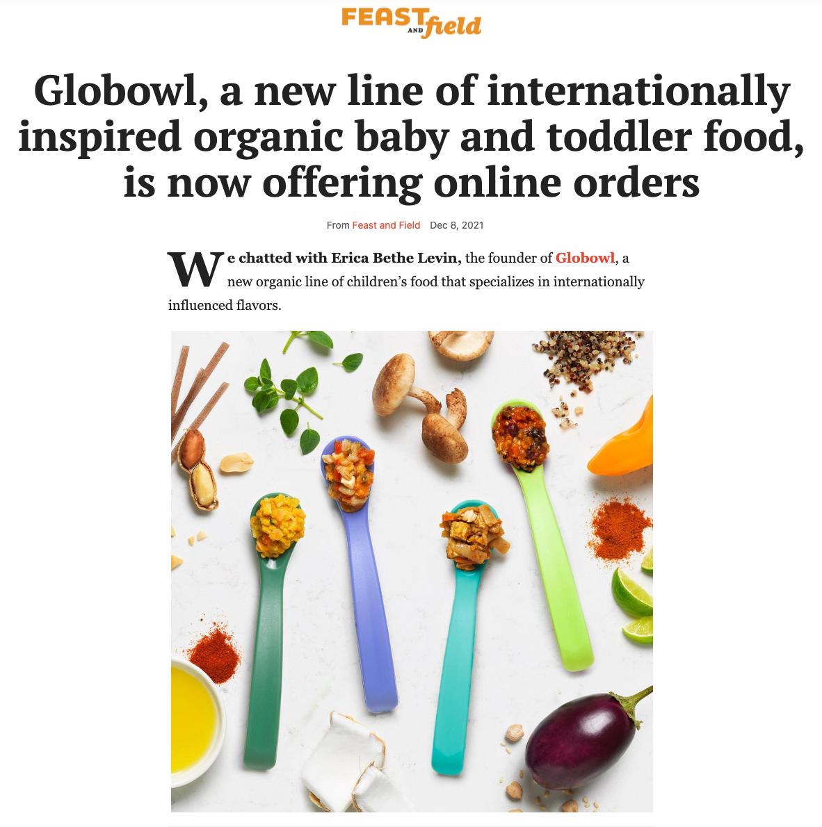 Feast and Field – Globowl