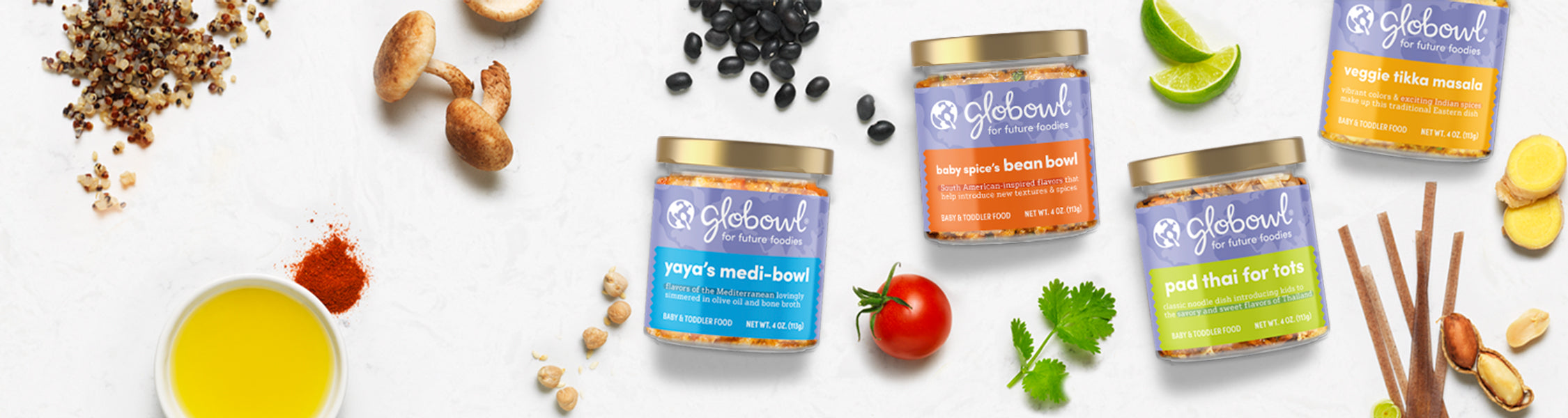 Globowl: internationally-inspired baby and toddler food